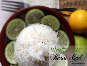 Fluffy White Rice : Bariis Cad - Mysomalifood